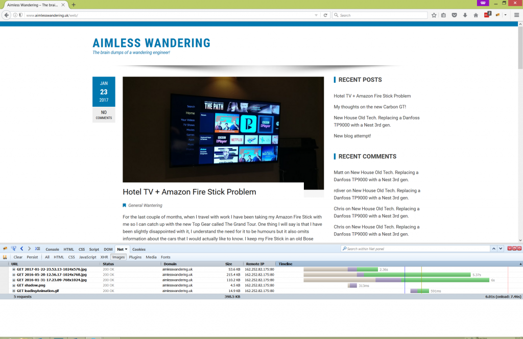 Viral WordPress Theme Homepage Image Size Problem | Aimless Wandering